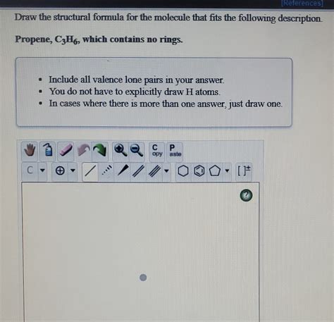Solved References Draw The Structural Formula For The Chegg Com