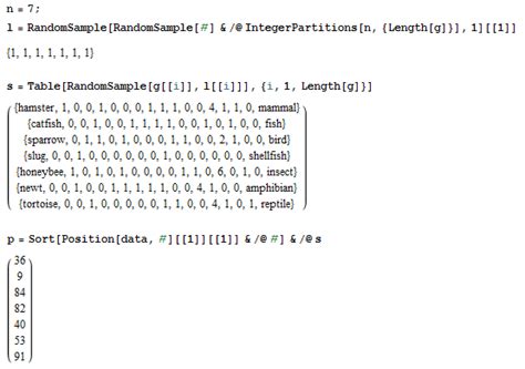 list manipulation random sample with gap sizes mathematica stack