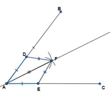How To Construct An Angle Bisector Geometry Study