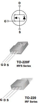 IRF630B Datasheet - 200V, 9A, N-Ch, MOSFET, Transistor