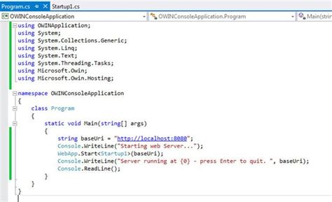 Open Web Interface For Net Owin