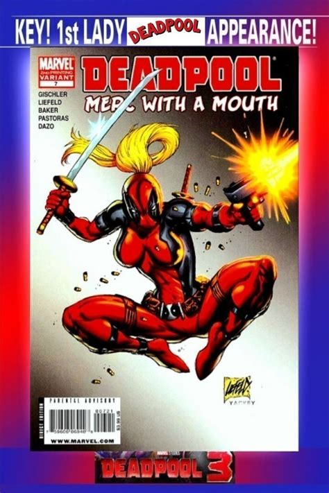 Deadpool Merc With Mouth 7 Key 1st Appearance Of Lady Pool Mcu Movie