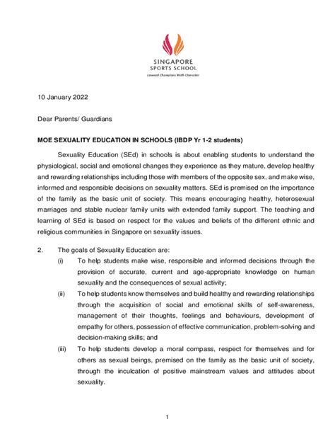 Fillable Online Sex Education Operational Guide For K 12 Fax Email Print Pdffiller