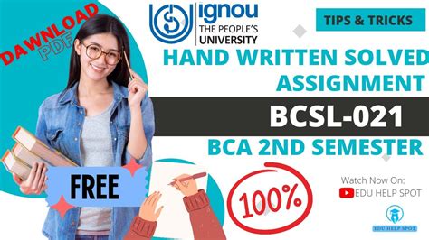 Bcsl 021 Solved Assignment 2022 23 Bca 2nd Semester Ignou With Pdf