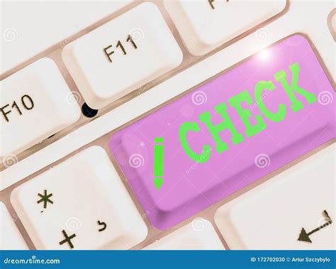 Handwriting Text Writing Check Concept Meaning Mark Click On A Box In Order To Select A