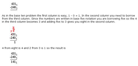 how to do basic arithmetic quinary number system