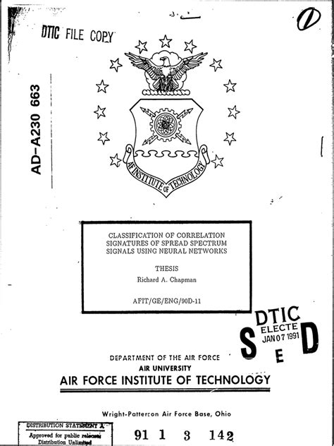 Pdf Classification Of Correlation Signatures Of Spread Spectrum Signals Using Neural Networks