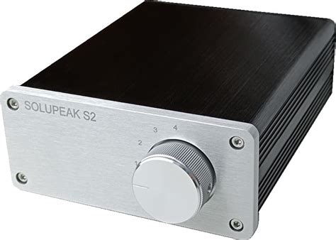 Solupeak 4 Way Stereo Rca Audio Switch Input Signal Source Switcher 4 Input 1 Output