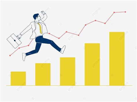 그래프 위로 점프하는 사업가 성공 선 그래픽 Png 일러스트 및 벡터 에 대한 무료 다운로드 Pngtree
