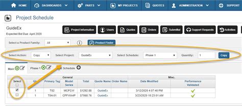 Adding Multiple Schedules To Projects