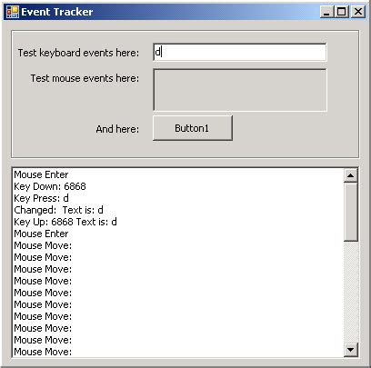 Log UI Event GUI Event GUI VB Net