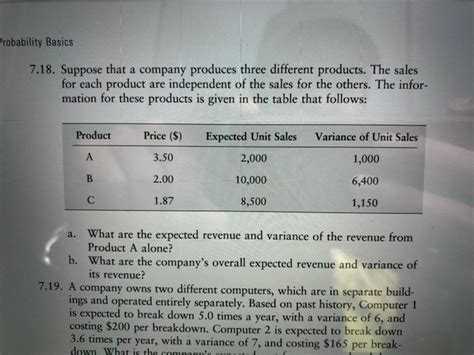 Solved Please Answer Problem 7 18 Chegg Com