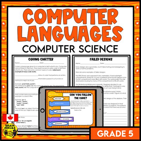 Computer Languages And Computational Artifacts Computer Science Lesson Brainninjas