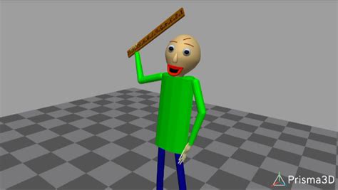 My Baldi Model Is Fixed By Baldimaker3000 On Deviantart