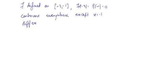 Solvedtheorem 1 With N1 Applies To Every Differentiable Function F On