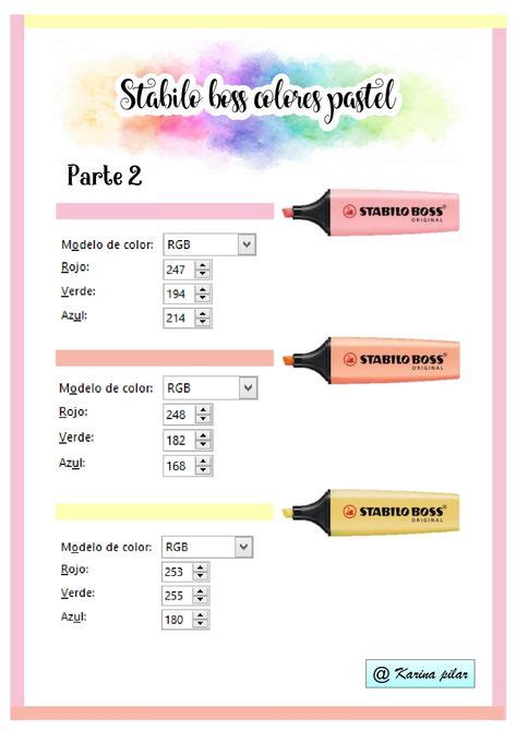 Paletas De Colores Excel