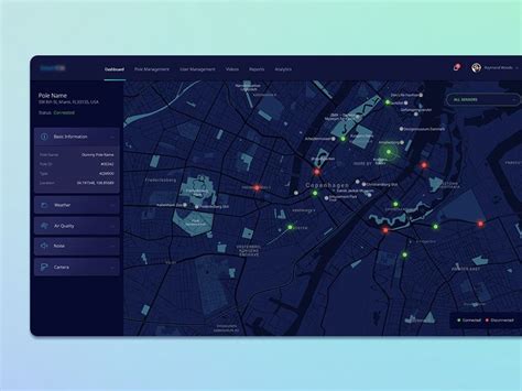 Smart City Smart City Data Visualization Design Web App Design