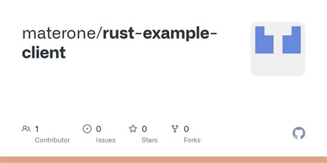 Github Materonerust Example Client