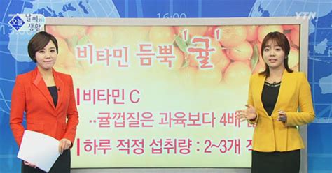 [오늘의 생활 날씨] 비타민 듬뿍 귤 [이혜민 기상 캐스터]