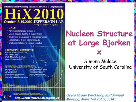 Ppt Nucleon Structure At Large Bjorken X Powerpoint Presentation