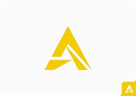 삼각형과 육각형 로고 디자인 평면 미니멀리즘 개념 프리미엄 벡터