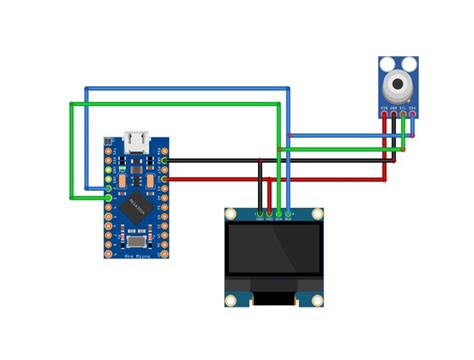 Arduino Pro Micro And MLX Non Contact Infrared Temperature Sensor