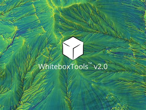 Whitebox Geospatial Inc Is Happy To Announce The Release Of