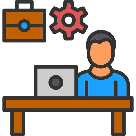 Work Generic Outline Color Icon