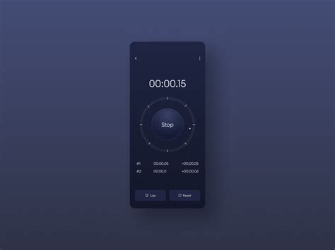 Stopwatch Ui Design By Kasun Dilanka 🌟 On Dribbble