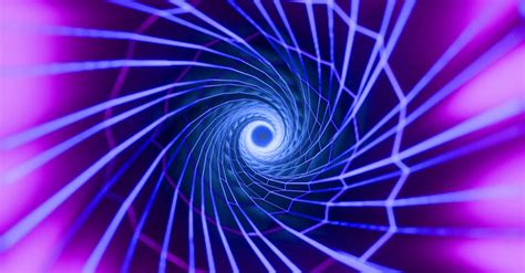 가벼운 가상의 고리 관념적인 광학 구부러진 그래픽 기술 기하학 나선형 네온 다이나믹한 독창성 디자인 만화경 메쉬 무한대 미래적인 바탕화면