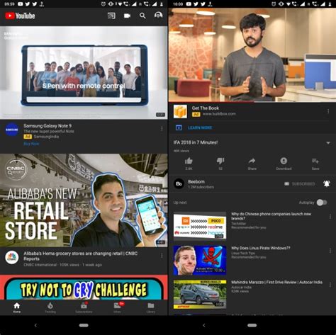 Youtube Finally Rolling Out Dark Theme To All Android Devices Beebom