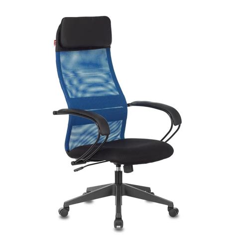 Кресло для руководителя Easy Chair 655 TTW синее/черное (искусственная ...