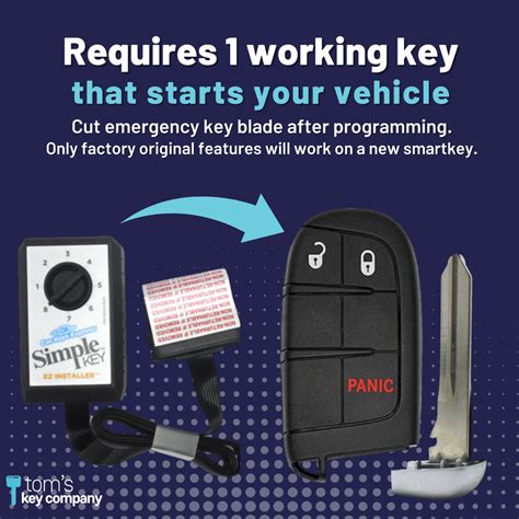 Chrysler Dodge Jeep And Ram Simple Key Programmer For Smart Key Fob Cdsk E3z0sk Kit Toms