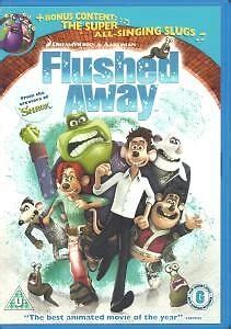 Flushed Away Self Titled Dvd Europe Dreamworks 2007 Pal Format Region 2