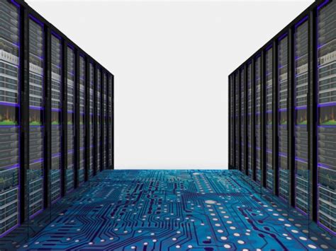 Server Room Illustration Node Base Programming Data Design Element