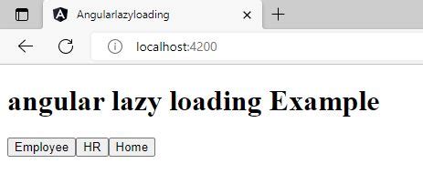 Angular Lazy Loading