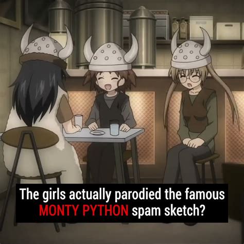 Monty Python Skit Performed By Anime Girls Girls Und Panzer Youtube