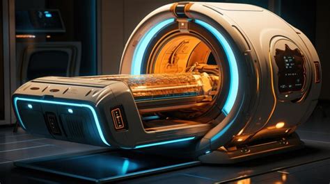 Premium Ai Image Futuristic Capsule Intricate Mri Technology Created With Generative Ai