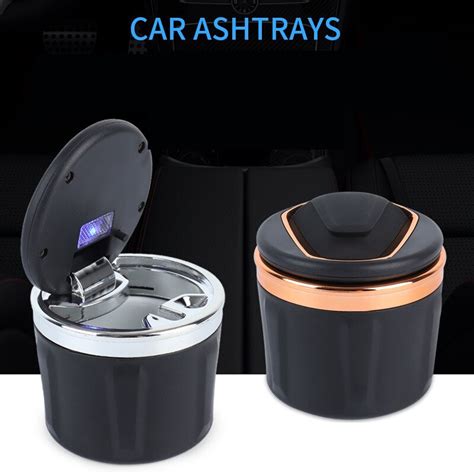 자동차 재떨이 다기능 커버 Led 조명 담배 라이터 액세서리 인테리어 액세서리자동차 재떨이 Aliexpress