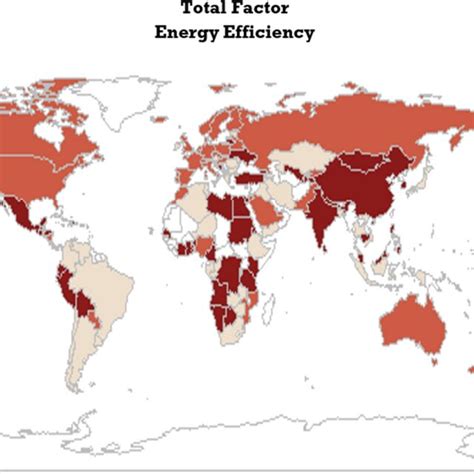 Spatial Distribution Of Technical Efficiency Download Scientific Diagram