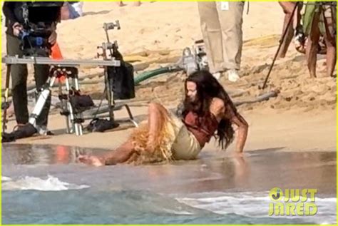 Moana Live Action Movie Set Photos Catherine Laga Aia Films Beach Scene In Hawaii Photo
