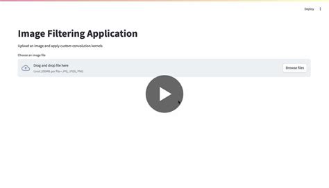 an application to experiment with image filtering and convolution link
