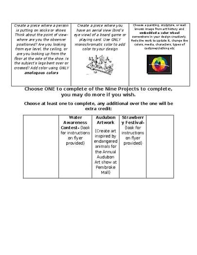 Color Theory Homework By Create To Inspire Tpt Color Theory Homework By Create To Inspire Tpt