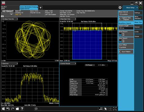 n9054c vma vector modulation analysis application multi touch ui