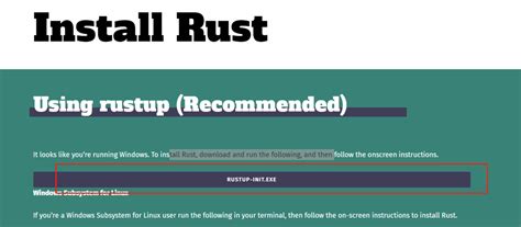 rust 学习一之环境安装 rustc version csdn博客