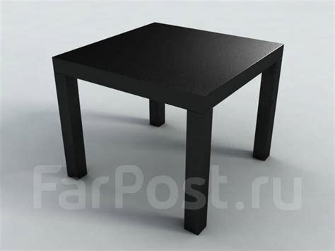 Кофейный журнальный стол IKEA серии LACK чёрный, новый в упаковке ...