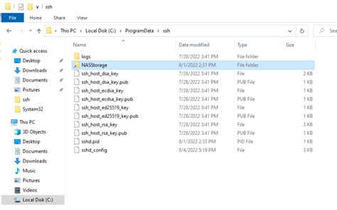 setting up a sftp server on windows server 2022 peppercrew