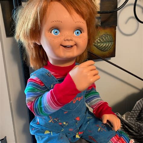 Custom Chucky Buddi Doll Costume Replica Sweater And Overalls Etsy