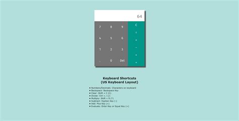 Github Eduardo Sp Calculator A Javascript Calculator Mobile Friendly And Includes Keyboard