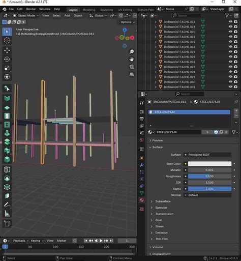 Python How To Export To Gltf With Viewport Display Color Instead Of